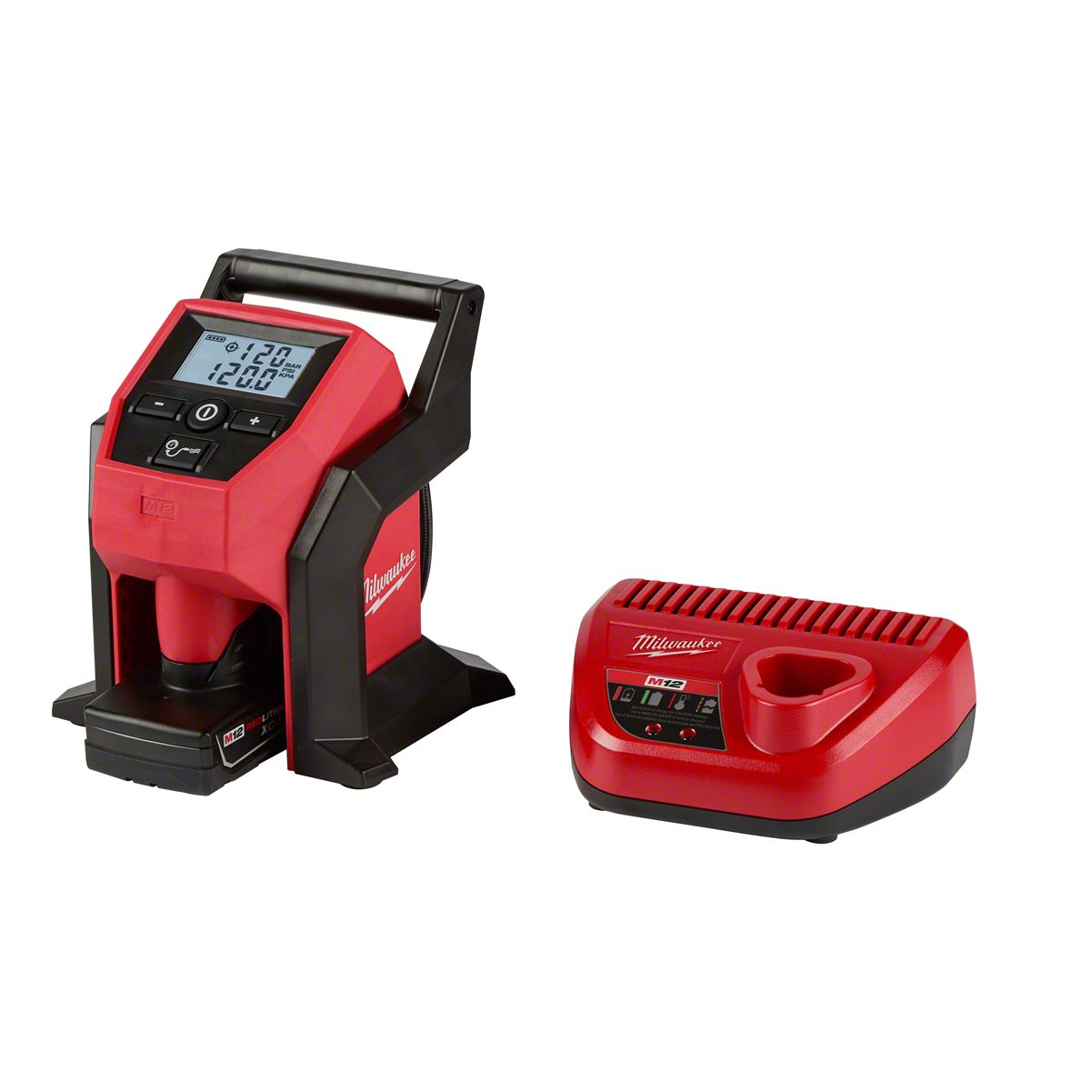 Milwaukee Tool Universal AT M12 Compact Inflator kit MLW2475-21XC ...