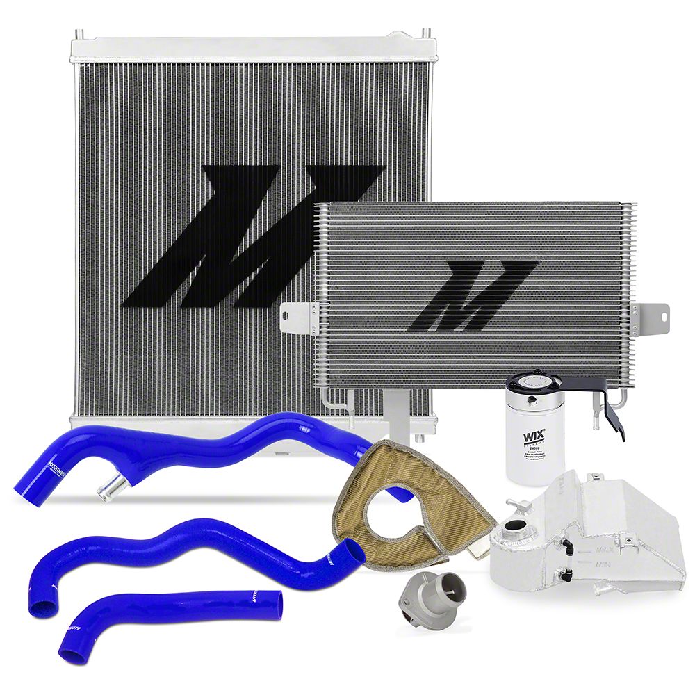 Mishimoto F-350 Super Duty Radiator Ultimate Bundle MMB-F2D-006 (03-04 ...