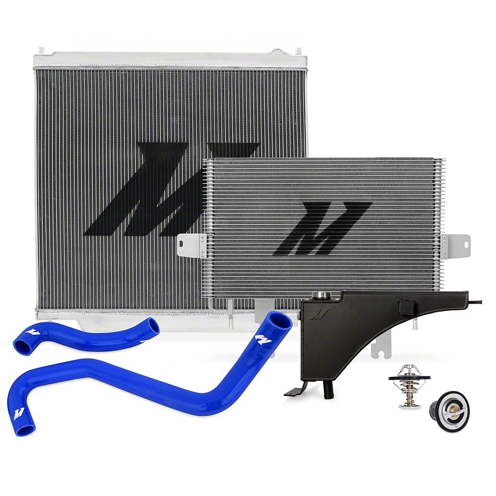 Mishimoto F-350 Super Duty Radiator Ultimate Bundle MMB-F2D-011 (99-01 ...
