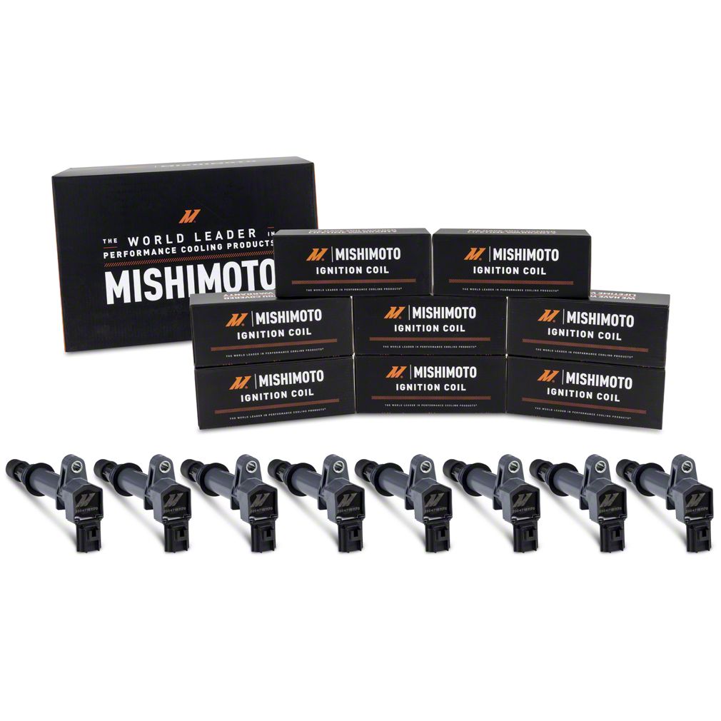 Mishimoto RAM 1500 Ignition Coil; 8-Pack MMIG-RAM-0208 (02-07 4.7L RAM ...