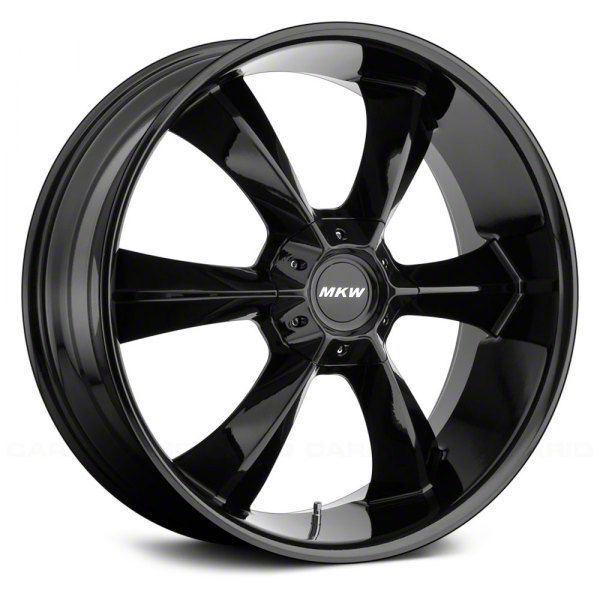 MKW Offroad Silverado 1500 M119 Gloss Black 6-Lug Wheel; 20x9; 18mm ...