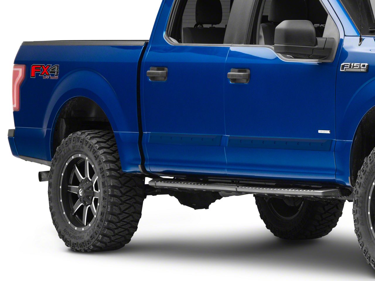 RedRock F-150 Bolt-On Look Body Side Moldings; Pre-Painted T532610 (09 ...