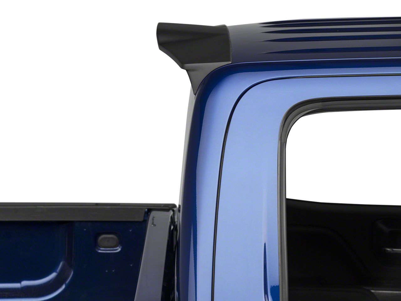 RedRock Silverado 1500 Rear Truck Cab Spoiler; Matte Black 981579 (14 ...