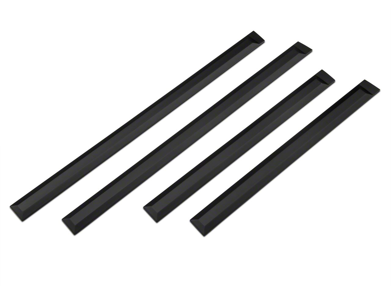 RedRock F-150 Rugged Look Body Side Moldings; Matte Black T532676-99 ...
