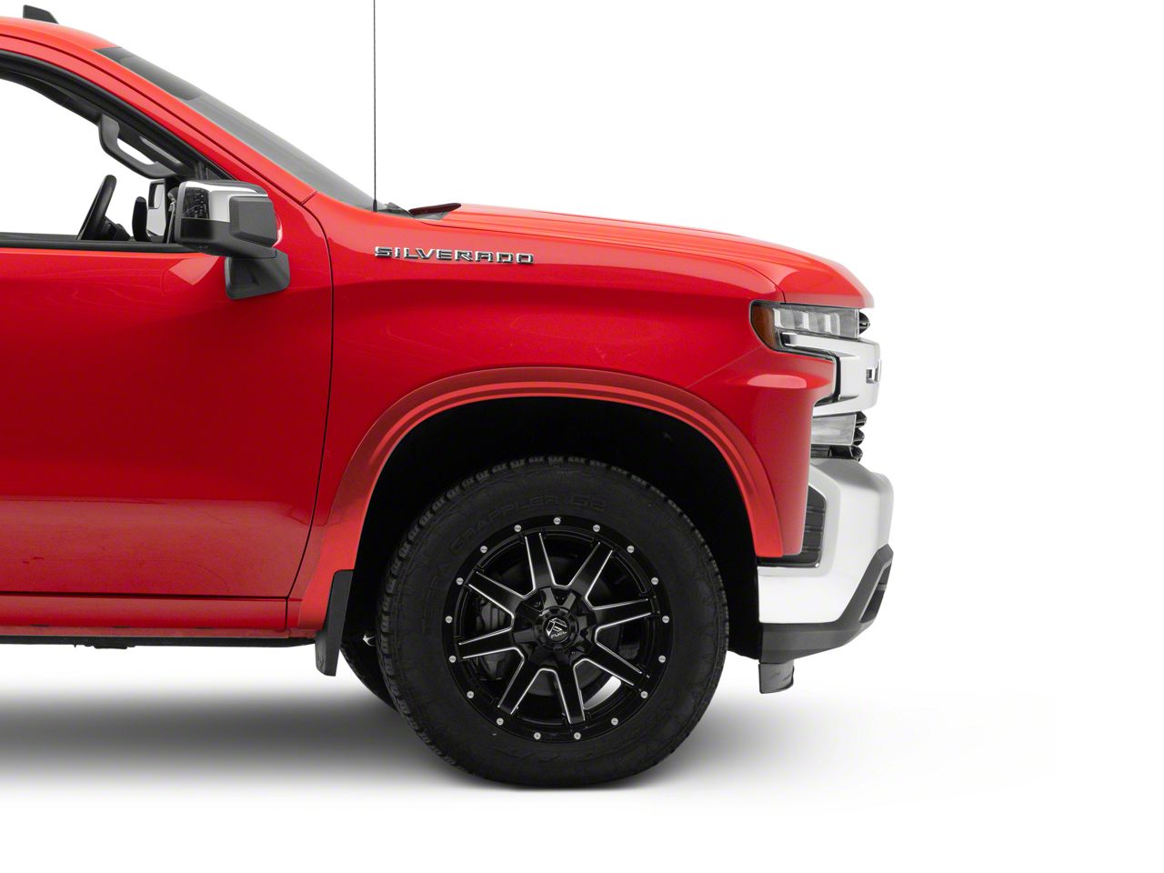 MMD Silverado 1500 OE Style Fender Flares; Pre-Painted S172147 (19-25 ...