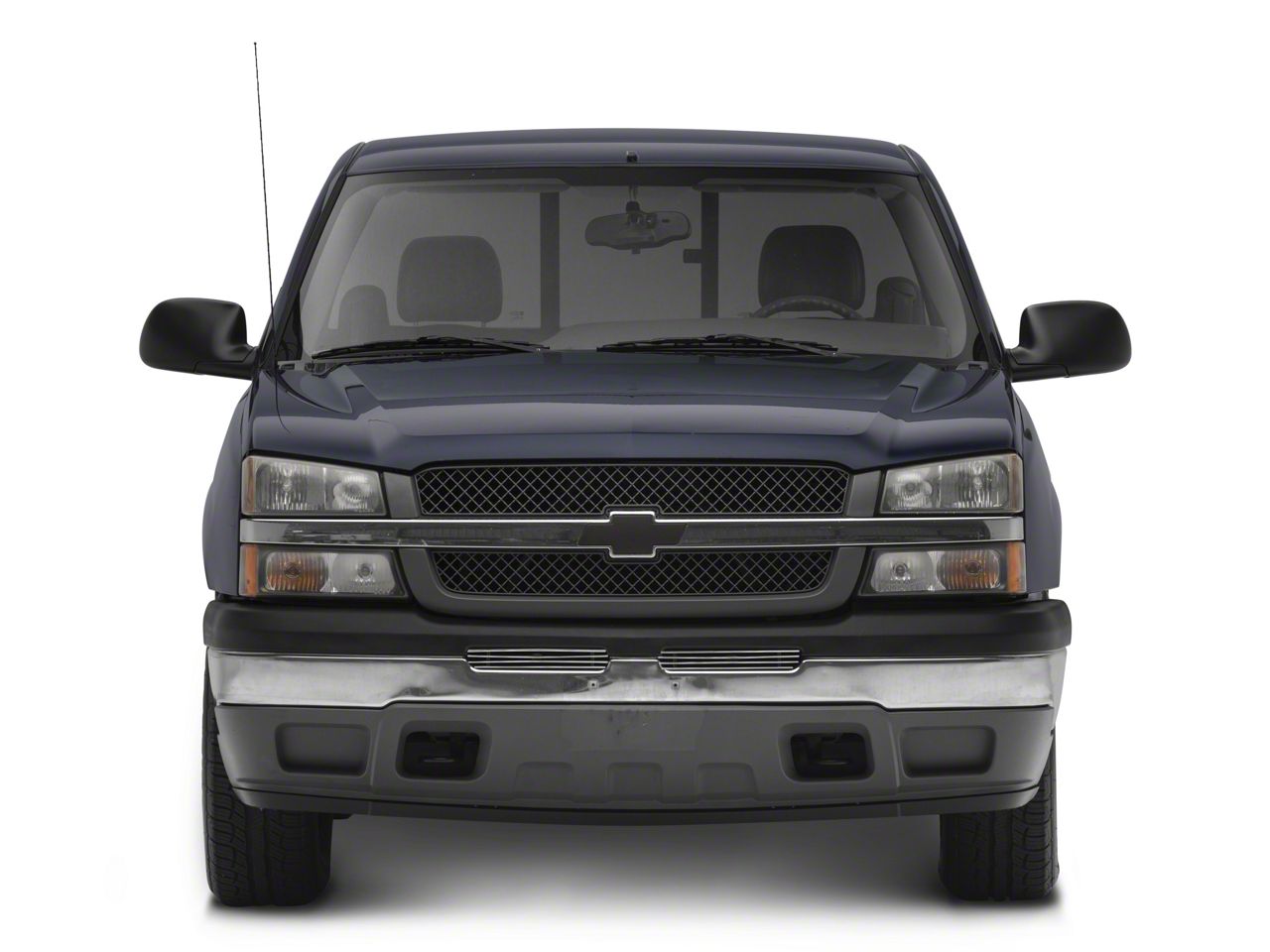 RedRock Silverado 1500 Air Dam Lower Grille Insert; Polished S112437 ...
