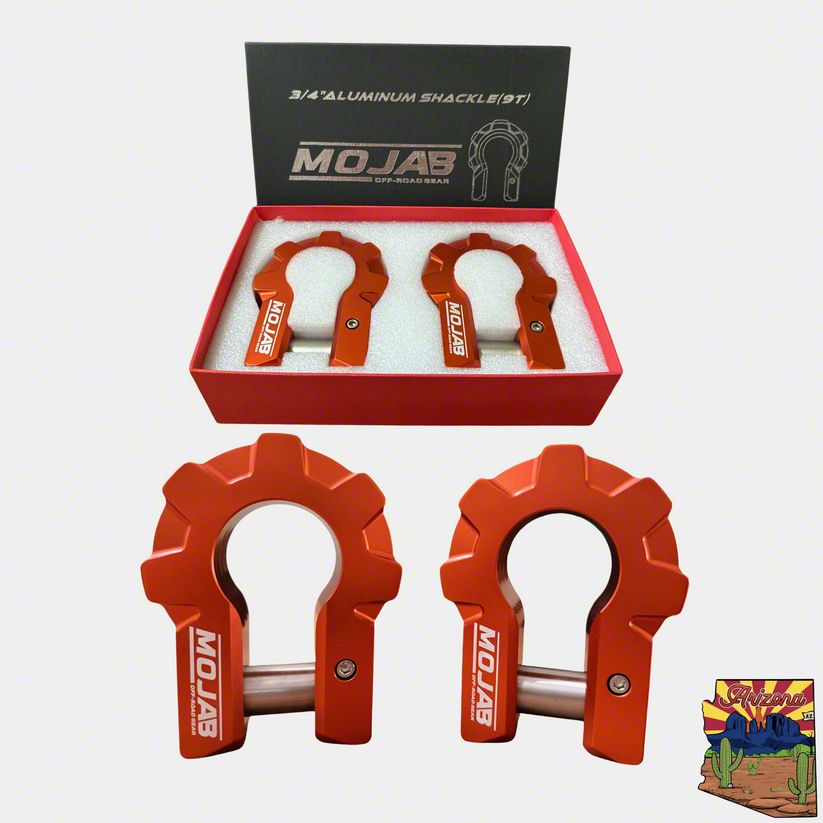 Mojab Offroad Silverado 1500 3/4-Inch Extreme Duty Aluminum Shackle Set ...
