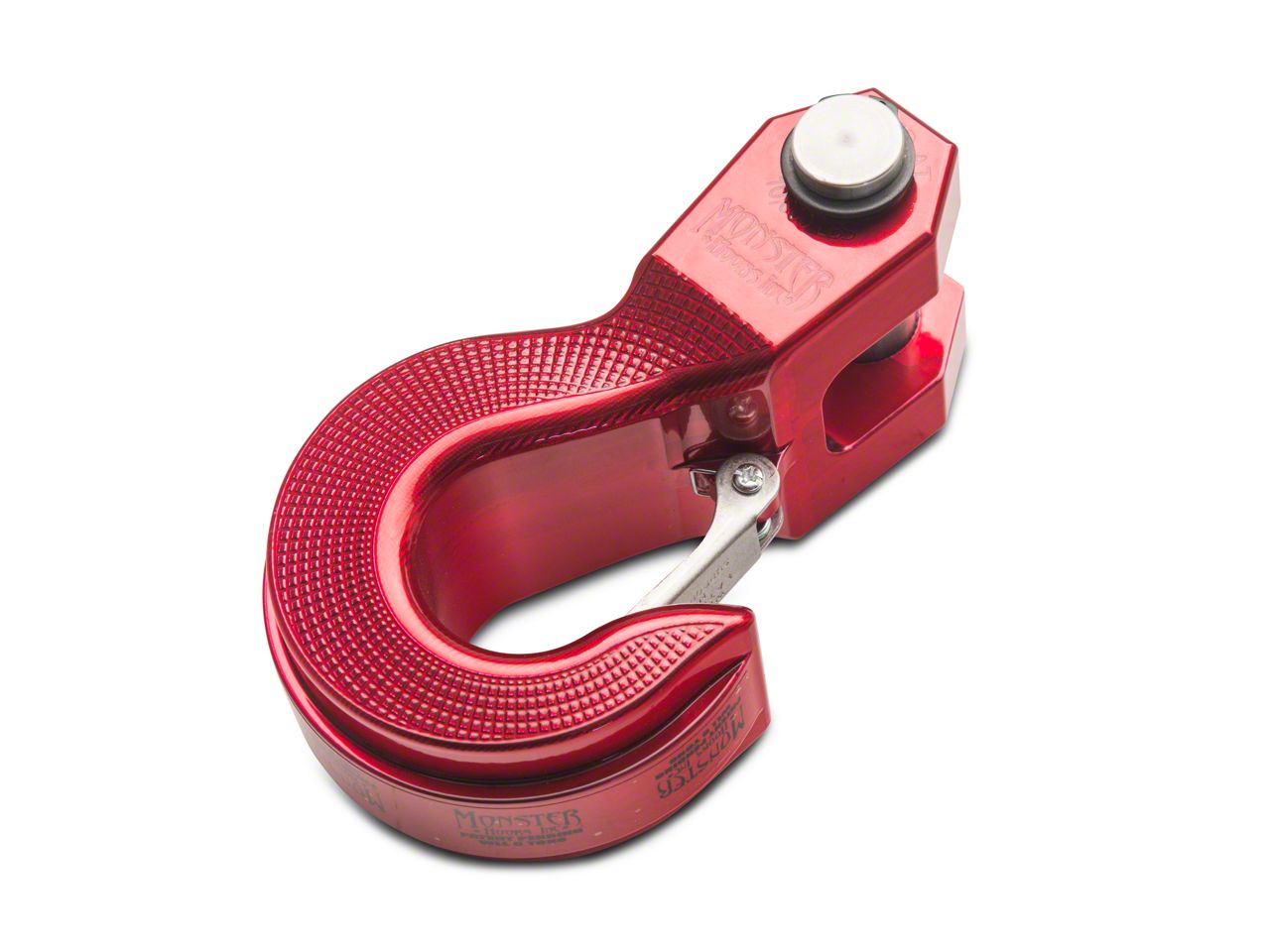 Monster Hook F-150 Swivel Recovery Hook - Red MH-SW1R