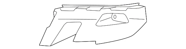 Mopar RAM 1500 Bumper Cover Support; Front Right; With RAM Logo ...