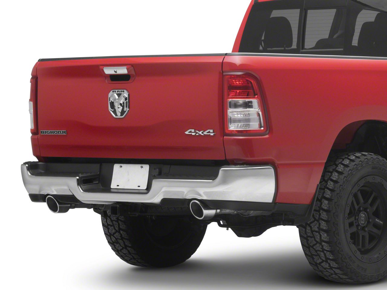 Mopar RAM 1500 Rear Bumper Face Bar; Chrome 68404442AB (19-26 RAM 1500 ...