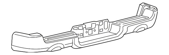 Mopar RAM 1500 Rear Bumper Face Bar 68404446AB (19-25 RAM 1500 Rebel ...