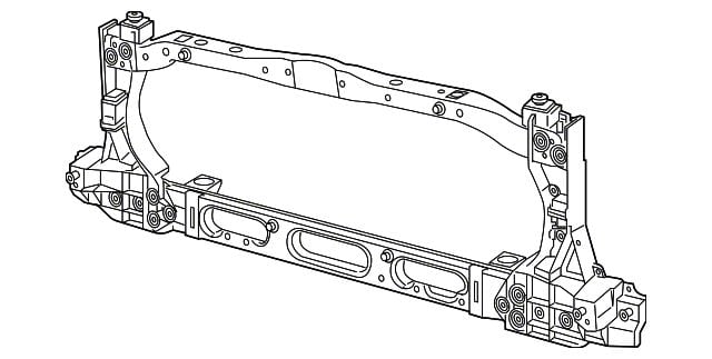 Mopar RAM 1500 Radiator Support 68403786AD (19-25 RAM 1500) - Free Shipping