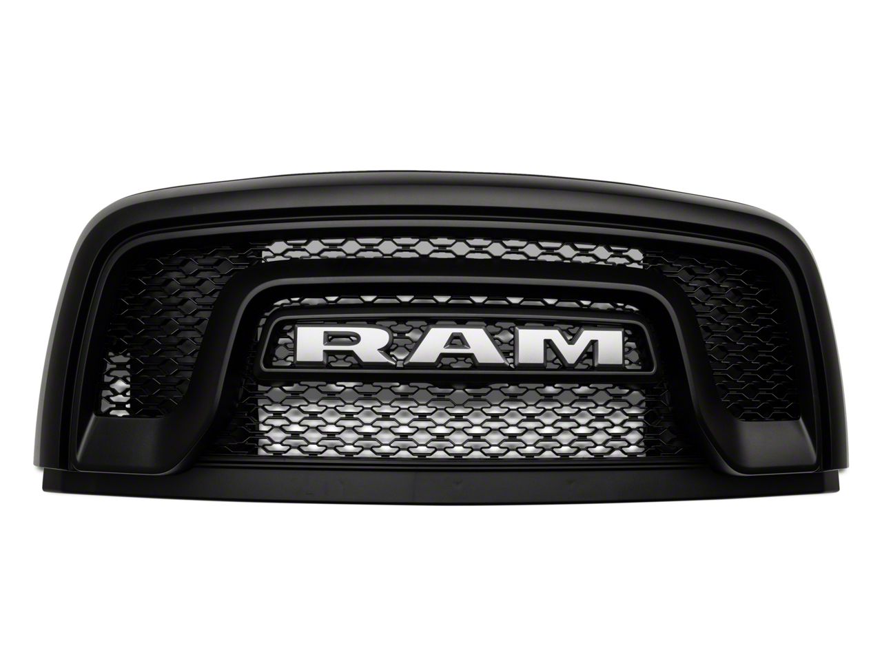 Mopar RAM 1500 Rebel Upper Replacement Grille; Black 5UQ43RXFAB (15-18 ...