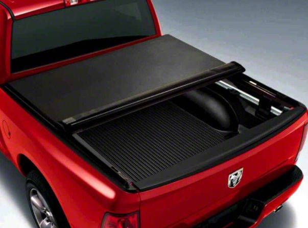 Mopar RAM 1500 Soft Roll-Up Tonneau Cover; Black R110896 (09-18 RAM ...