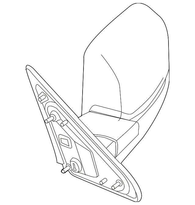 Mopar RAM 2500 Door Mirror Set; With Towing Package; Man-Folding; Right ...