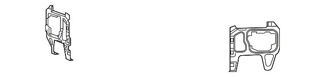 Mopar RAM 3500 Bumper Bracket Set; Front Inner 68449226AA (19-26 RAM ...