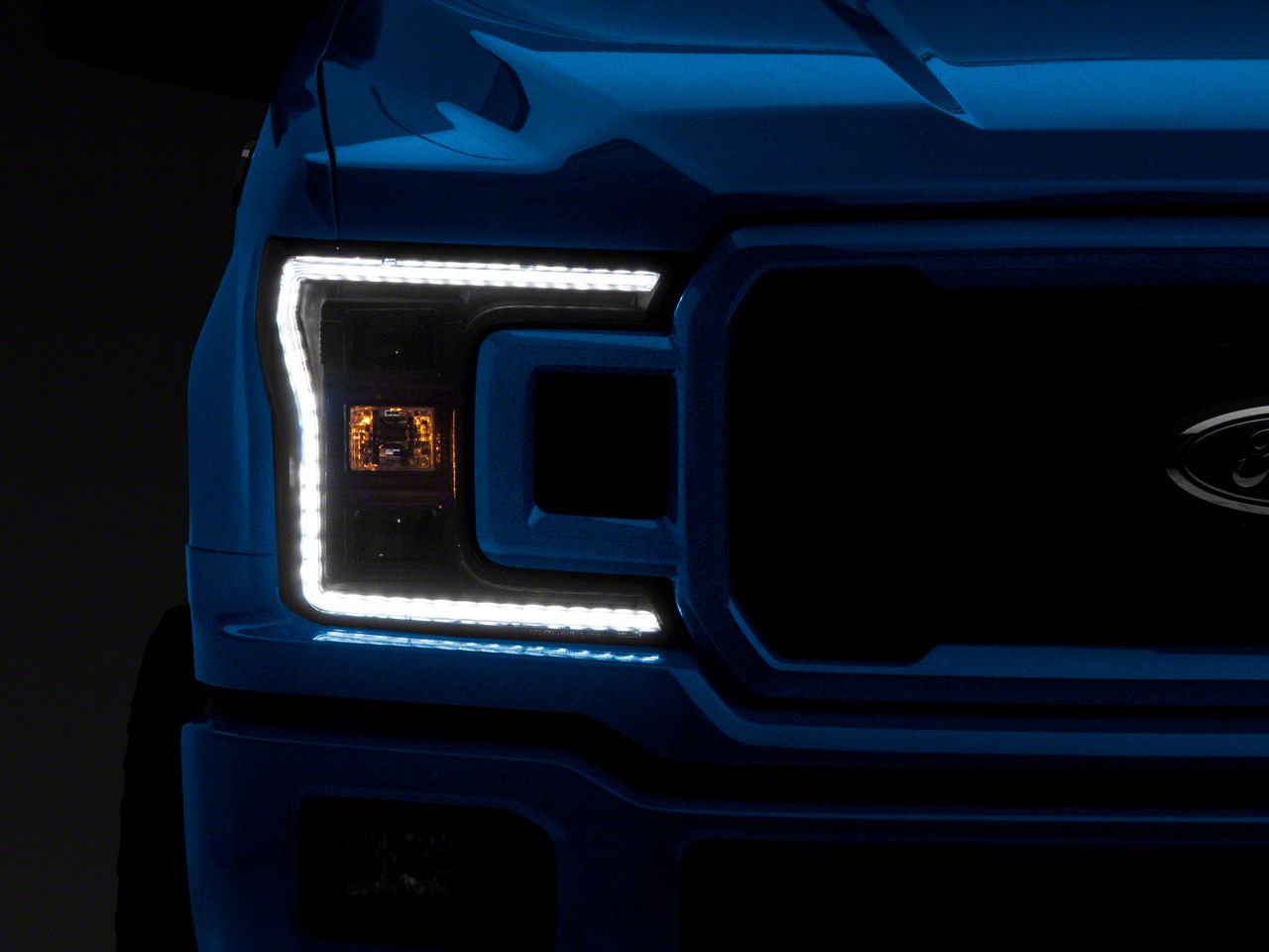 Morimoto F-150 XB Hybrid LED Headlights; Black Housing; Smoked Lens ...