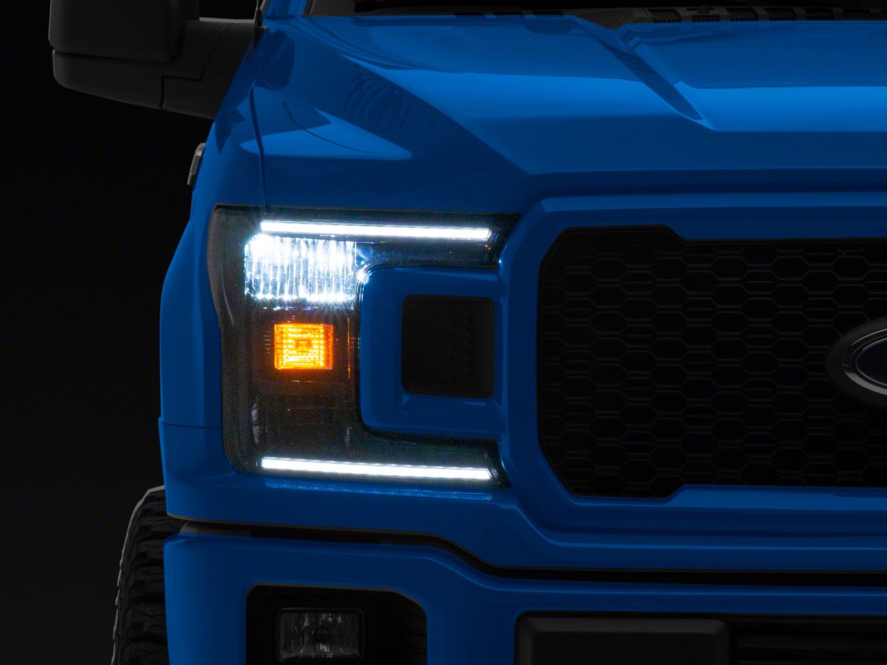 Morimoto F-150 XB Hybrid-R LED Headlights; Black Housing; Clear Lens ...