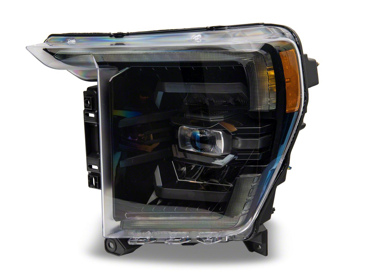 Morimoto F-150 XB LED Headlights with Amber DRL; Black Housing; Clear ...