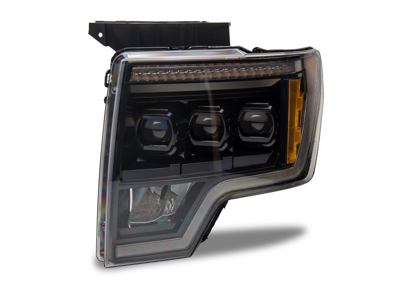 Morimoto F-150 XB LED Headlights with Amber DRL; Black Housing; Clear ...