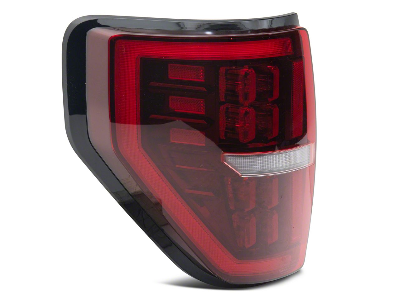 Morimoto F-150 XB LED Tail Lights; Black Housing; Red Lens LF720 (09-14 ...