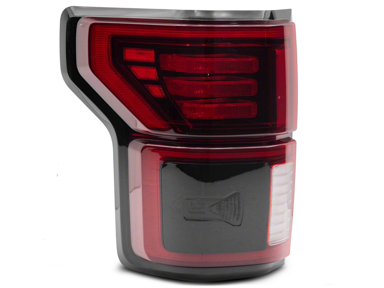 Morimoto F-150 XB LED Tail Lights; Black Housing; Red Lens LF722 (15-20 ...
