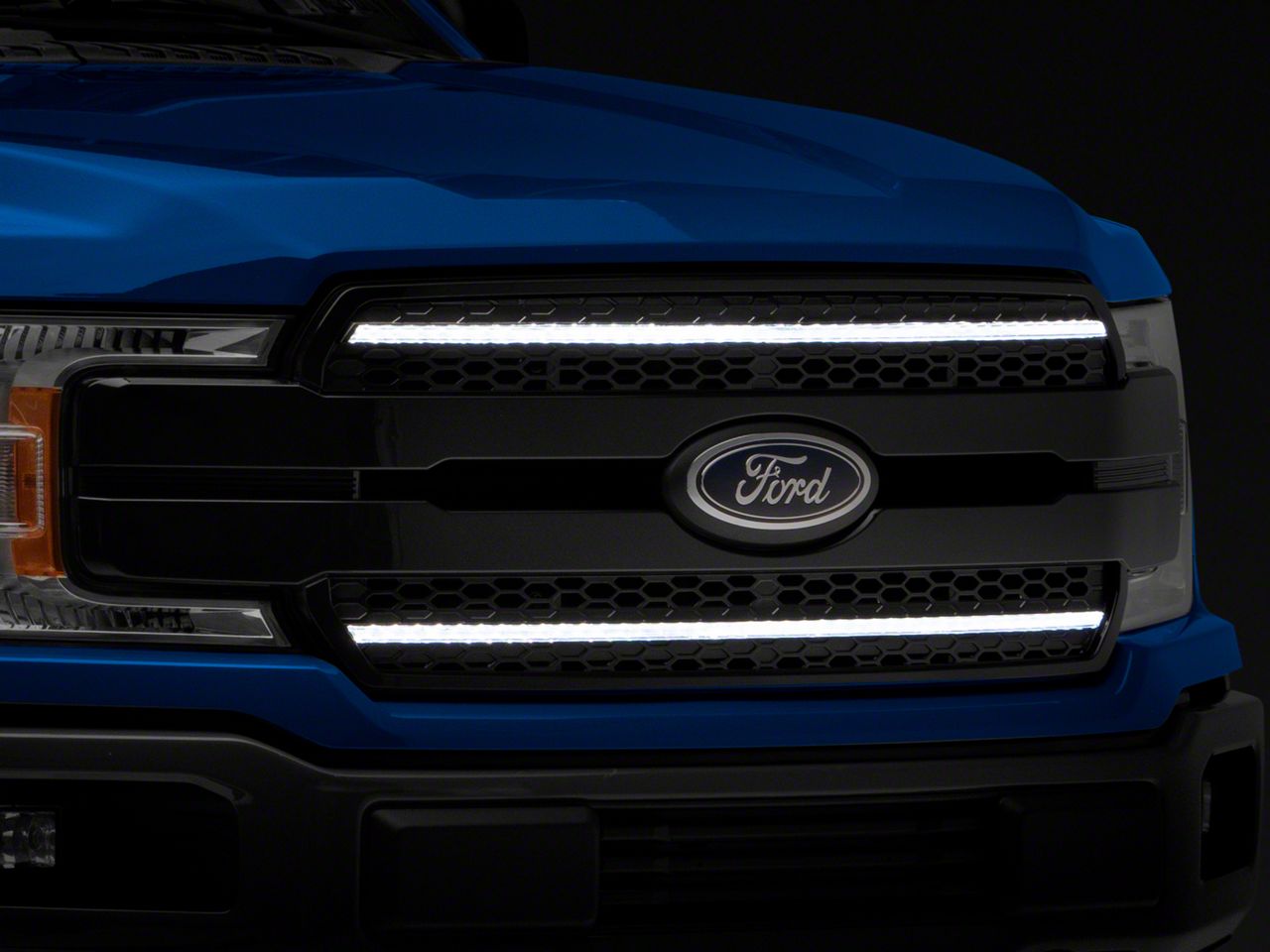 Morimoto F-150 XBG LED Upper Replacement Grille with White DRL ...