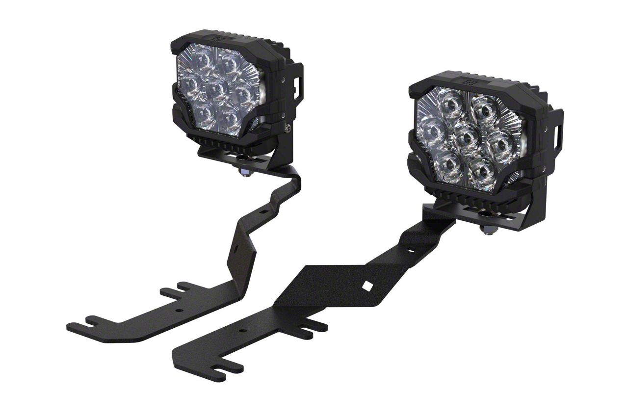 Morimoto F-250 Super Duty BigBanger A-Pillar Kit; NCS White Spot Beam BB-PLR-KIT-1192 (17-22 F ...