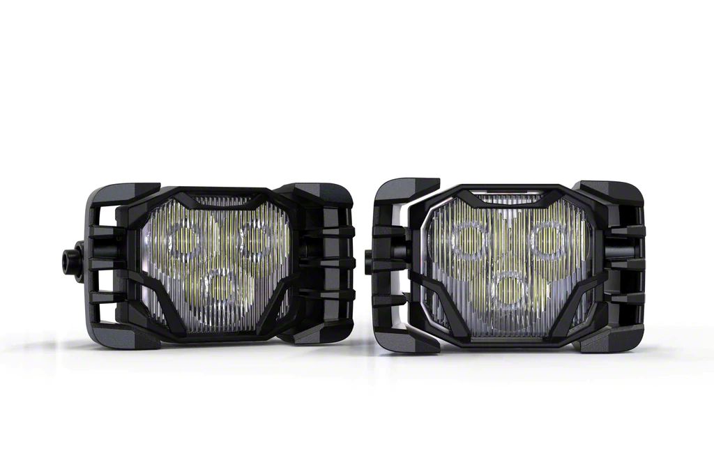 Morimoto F-350 Super Duty 4Banger Fog Light Kit; NCS White Spot Beam 4B ...