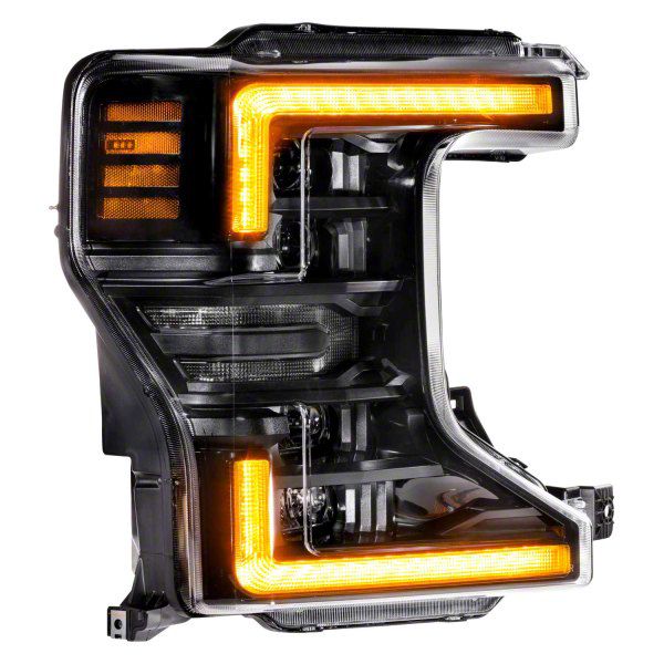 Morimoto F-350 Super Duty XB LED Headlights with Amber DRL; Black ...