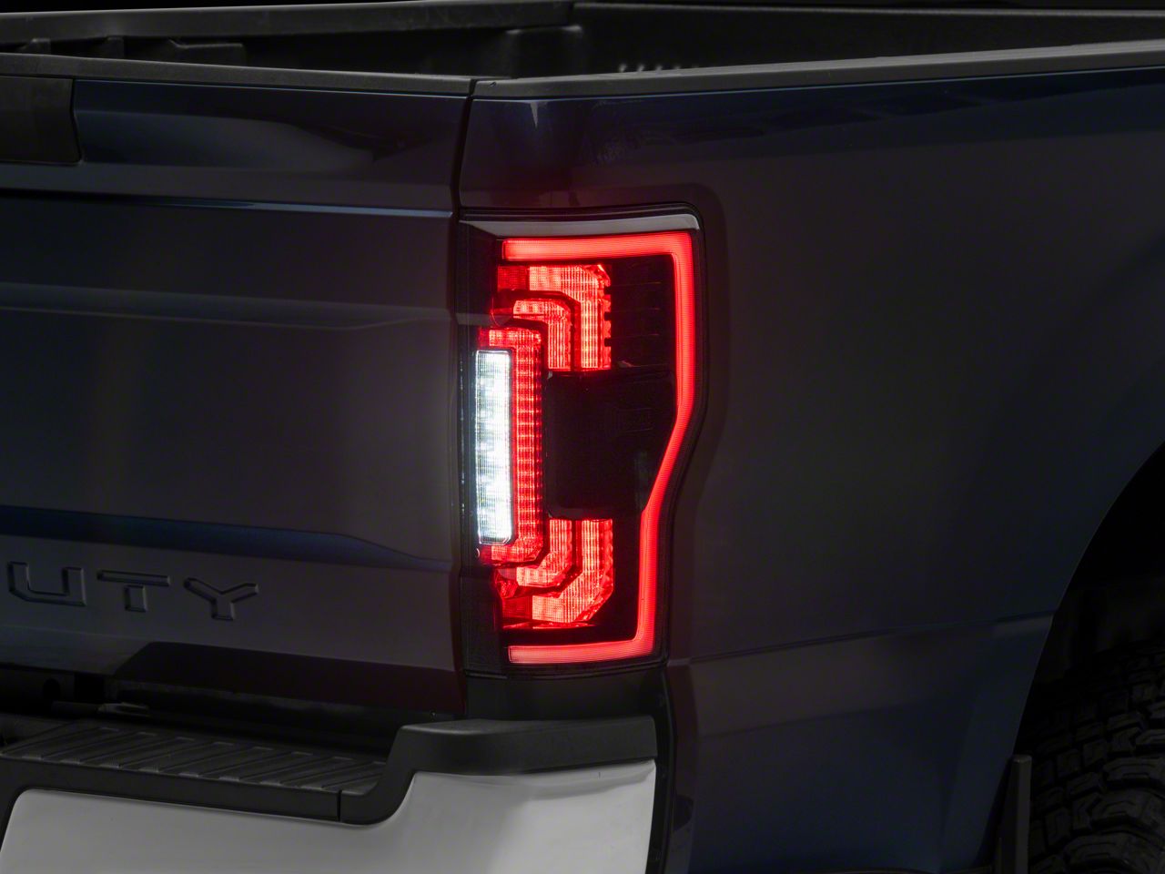 Morimoto F-350 Super Duty XB LED Tail Lights; Black Housing; Smoked ...
