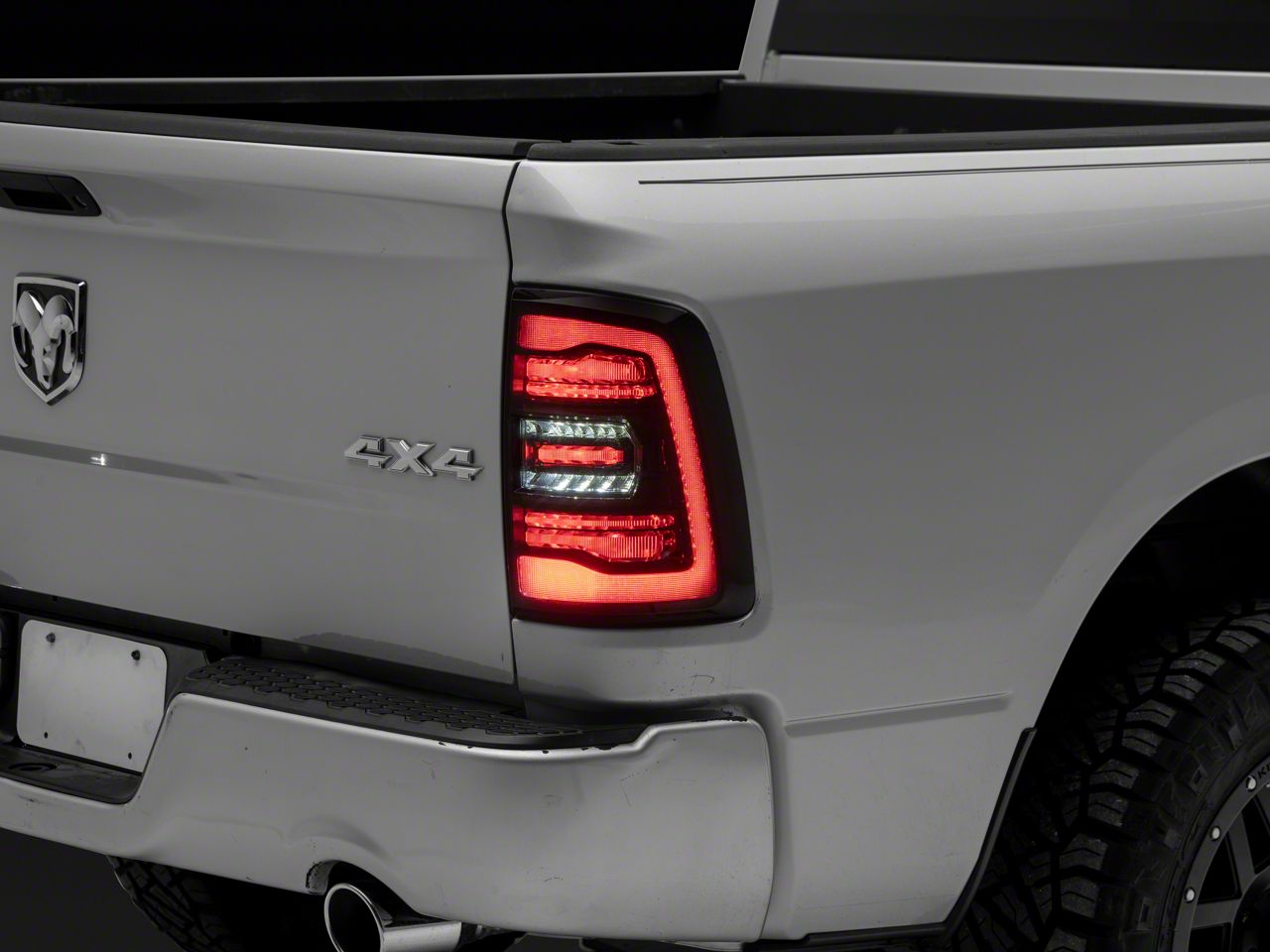 Morimoto RAM 1500 GEN2 XB LED Tail Lights; Black Housing; Smoked Lens ...
