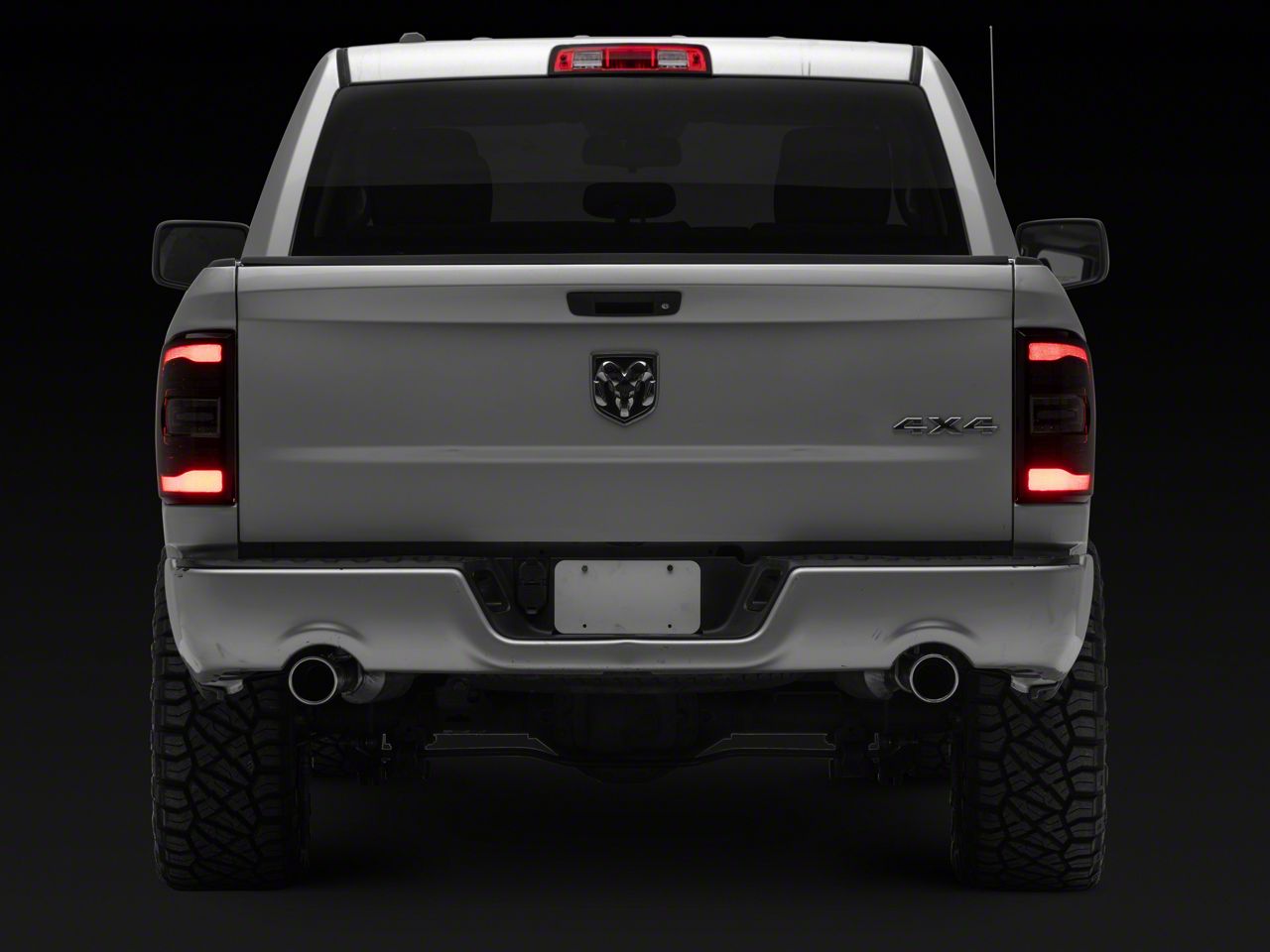 Morimoto RAM 1500 GEN2 XB LED Tail Lights; Black Housing; Smoked Lens ...