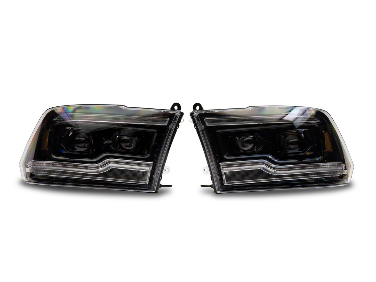 Morimoto RAM 1500 XB LED Headlights; Black Housing; Clear Lens LF520 ...