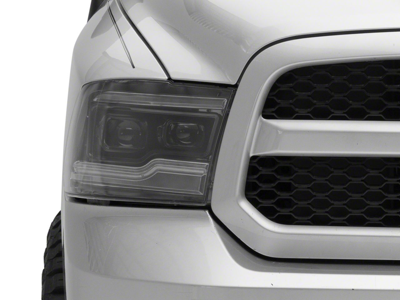 Morimoto RAM 1500 XB LED Headlights; Black Housing; Clear Lens LF520 ...