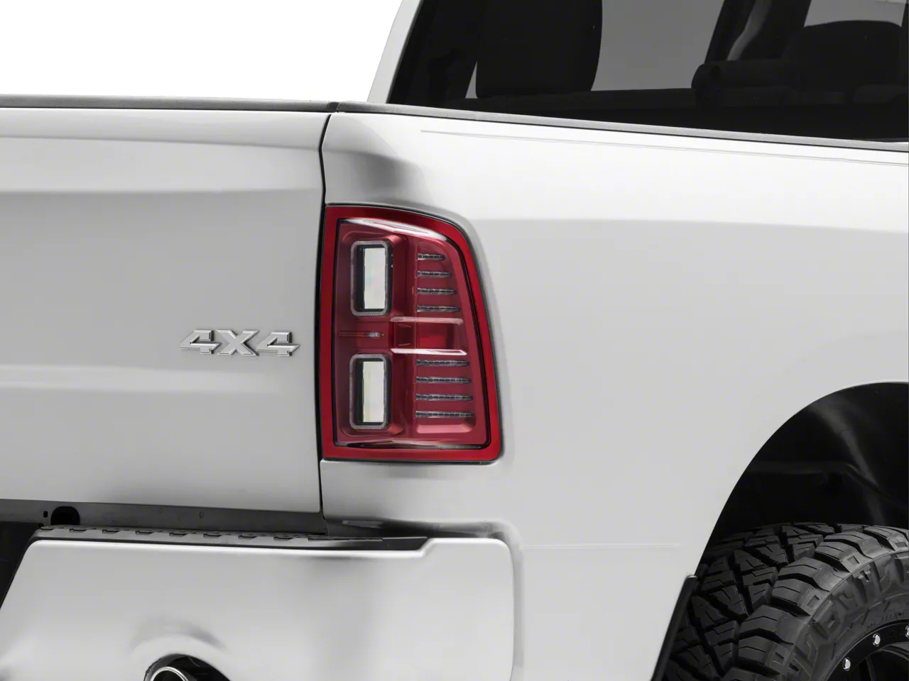 Morimoto RAM 1500 XB LED Tail Lights; Black Housing; Red Lens LF522 (09 ...