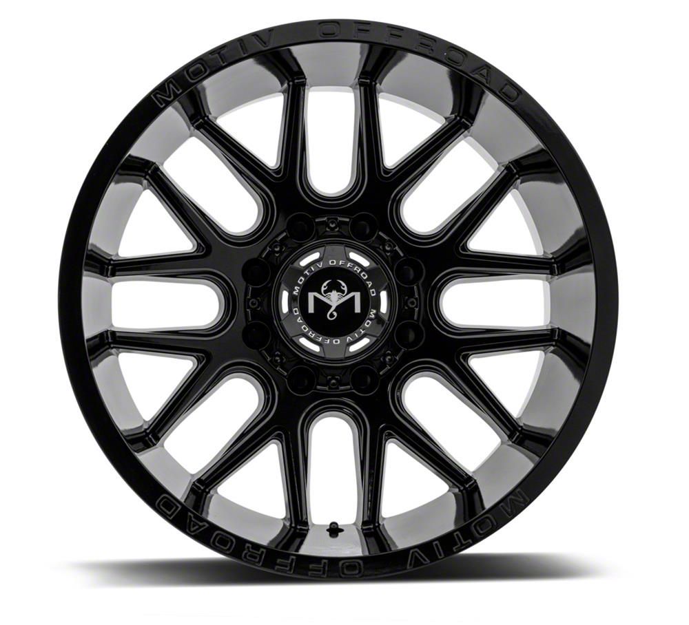 Motiv Offroad Silverado 1500 Magnus Gloss Black 6-Lug Wheel; 20x9; 18mm ...