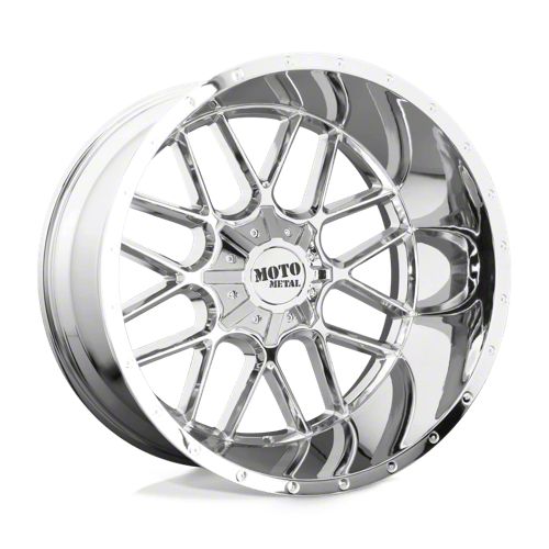 Moto Metal Silverado 3500 MO986 Siege Chrome 8-Lug Wheel; 22x12; -44mm ...