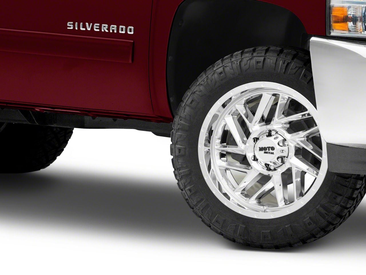 Moto Metal Sierra 1500 MO985 Breakout Chrome 6-Lug Wheel; 20x9; 0mm ...