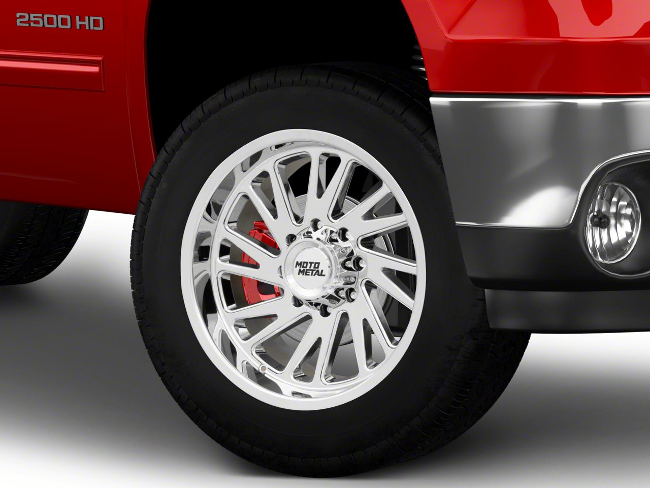 Moto Metal Sierra 2500 Combat Chrome 8-Lug Wheel; 20x10; -18mm Offset ...