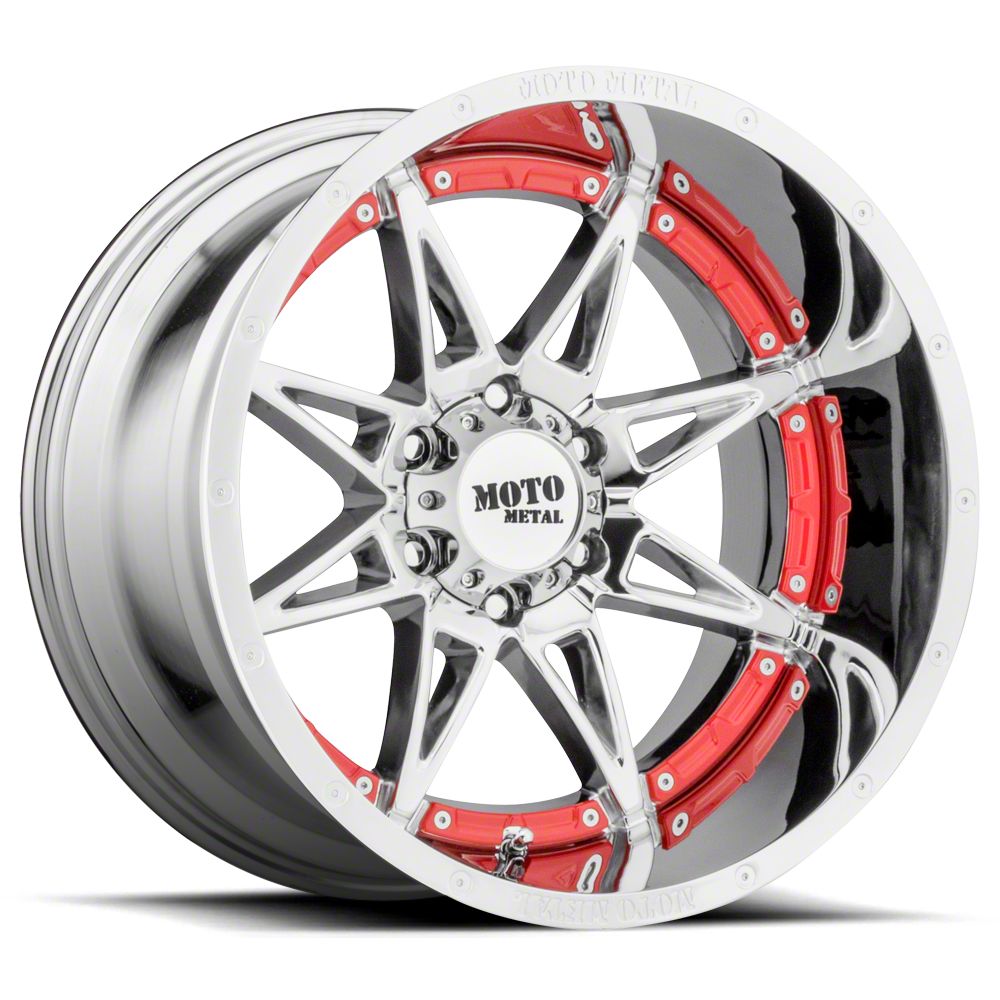 Moto Metal Silverado 1500 Hydra Chrome 6-Lug Wheel; 17x9; -12mm Offset ...