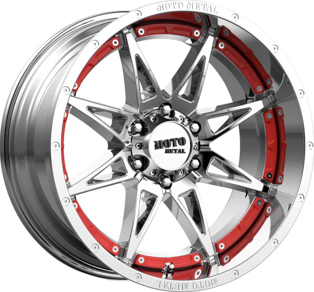 Moto Metal Silverado 1500 MO993 Hydra Chrome 6-Lug Wheel; 20x9; 0mm ...