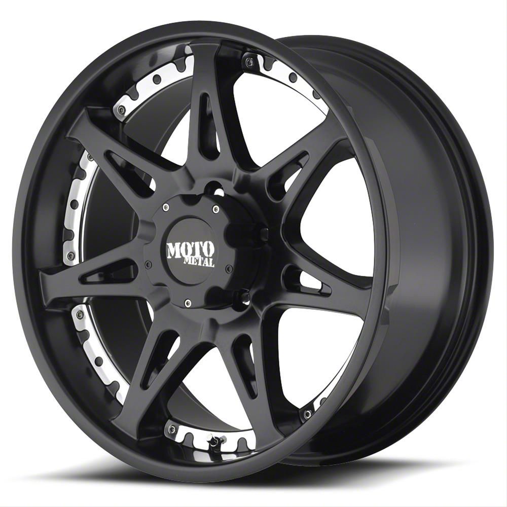 Moto Metal RAM 1500 MO961 Satin Black 5-Lug Wheel; 20x9; 18mm Offset ...