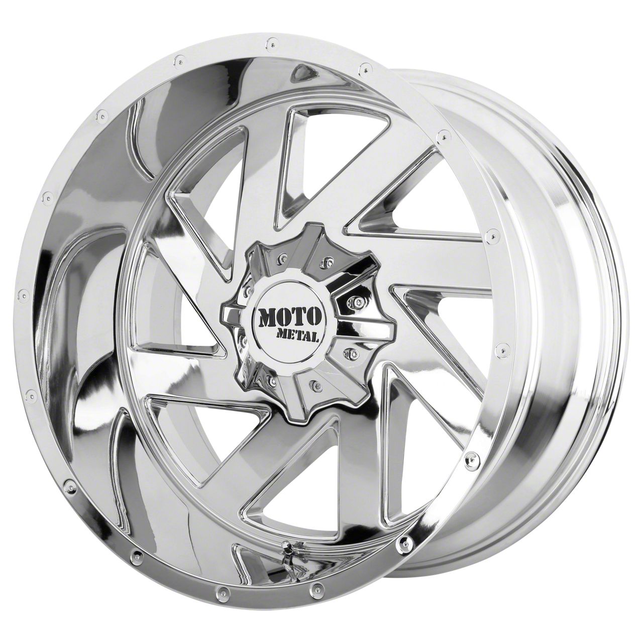 Moto Metal F-250 Super Duty Melee Chrome 8-Lug Wheel; 20x9; 0mm Offset ...