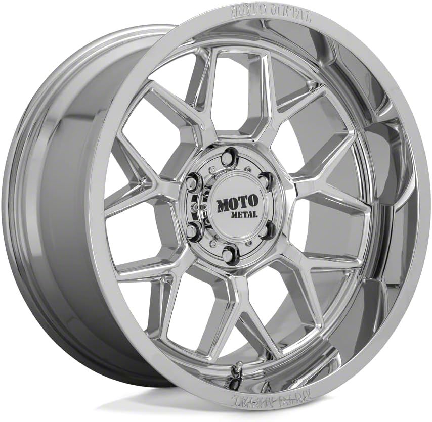 Moto Metal Silverado 1500 MO803 Banshee Chrome 6-Lug Wheel; 20x10 ...