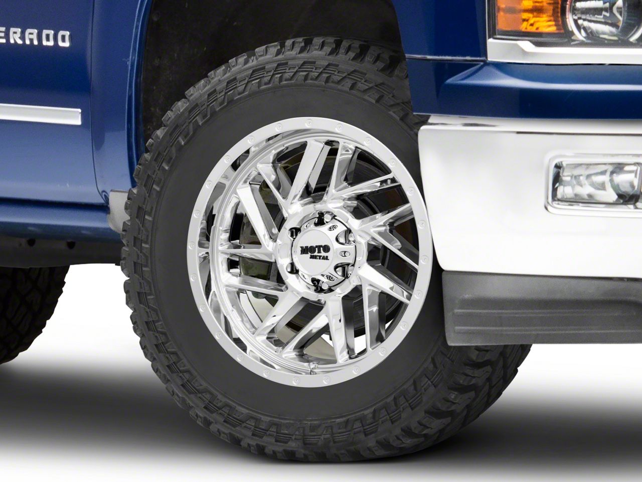 Moto Metal Silverado 1500 MO985 Breakout Chrome 6-Lug Wheel; 20x9; 0mm ...