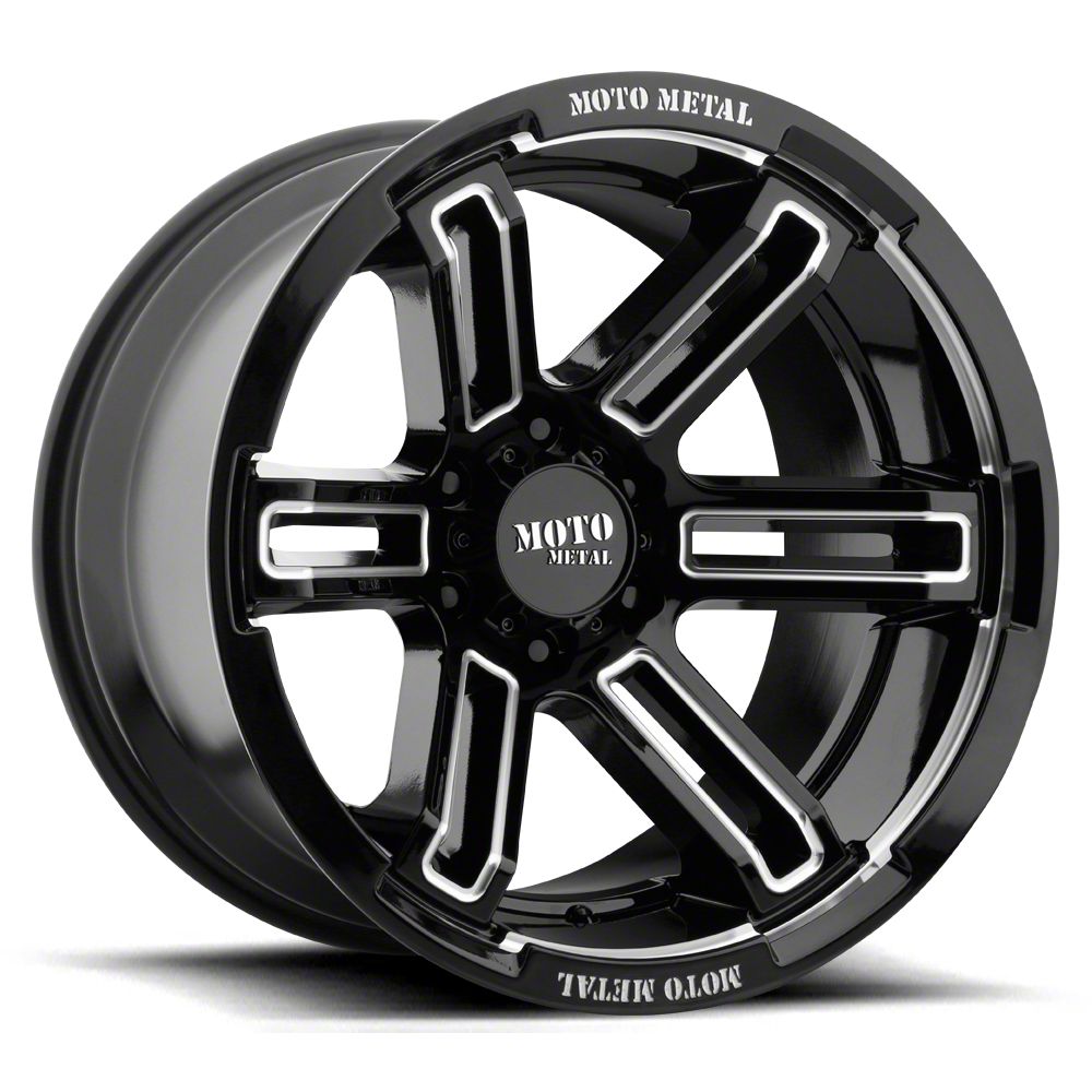 Moto Metal Sierra 2500 Melee Chrome 8-Lug Wheel; 20x9; 18mm Offset ...