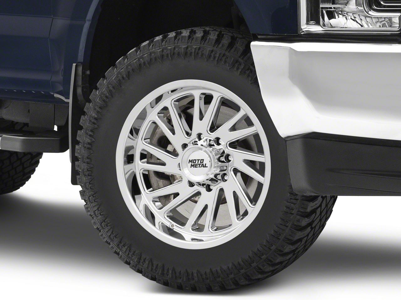 Moto Metal F-250 Super Duty Combat Chrome 8-Lug Wheel; 22x10; -18mm ...