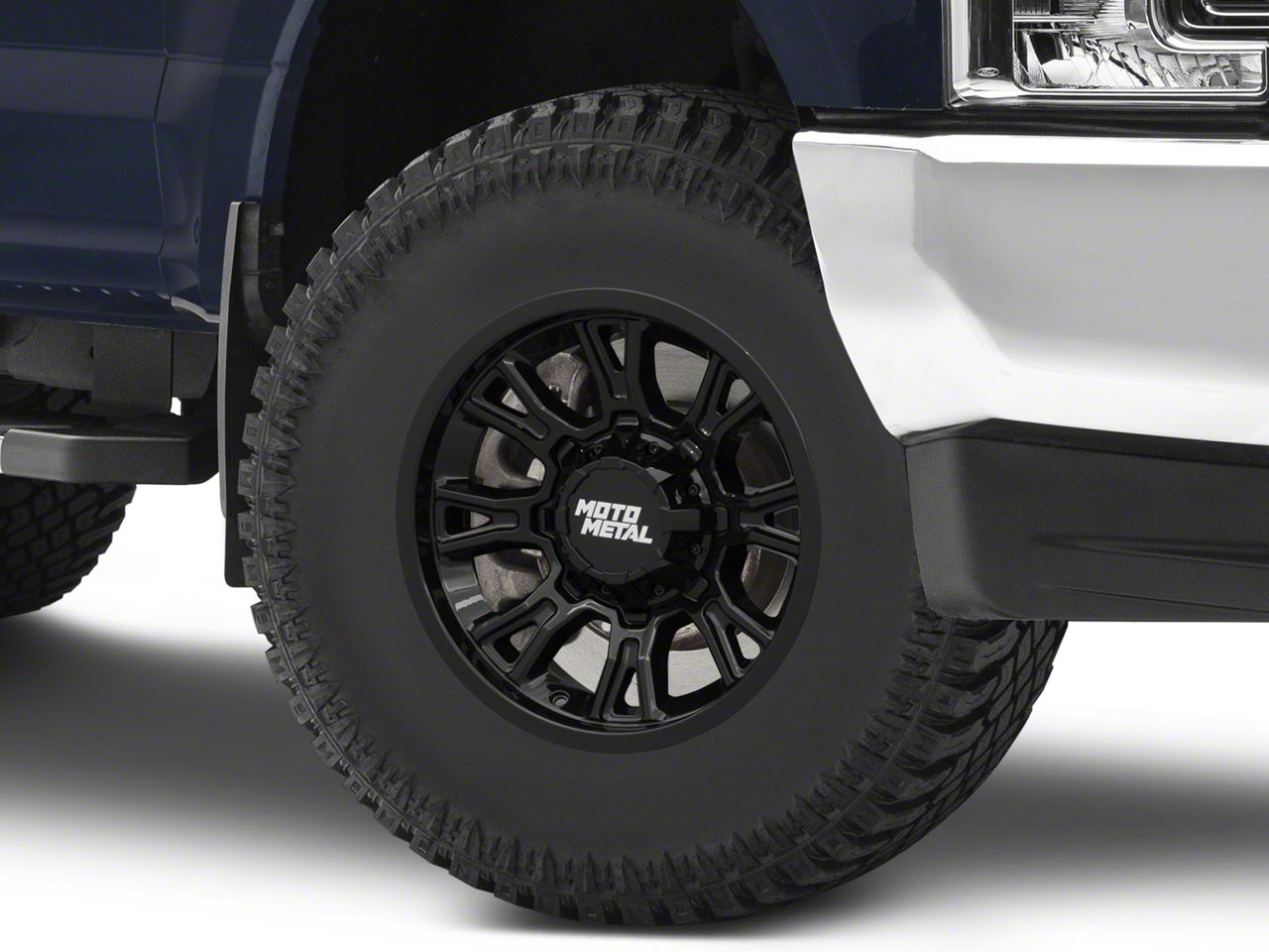 Moto Metal F-250 Super Duty Legacy Gloss Black 8-Lug Wheel; 17x9; 20mm ...