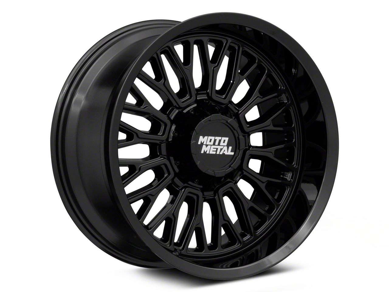 Moto Metal Sierra 1500 Stinger Gloss Black 6-Lug Wheel; 20x9; 18mm ...